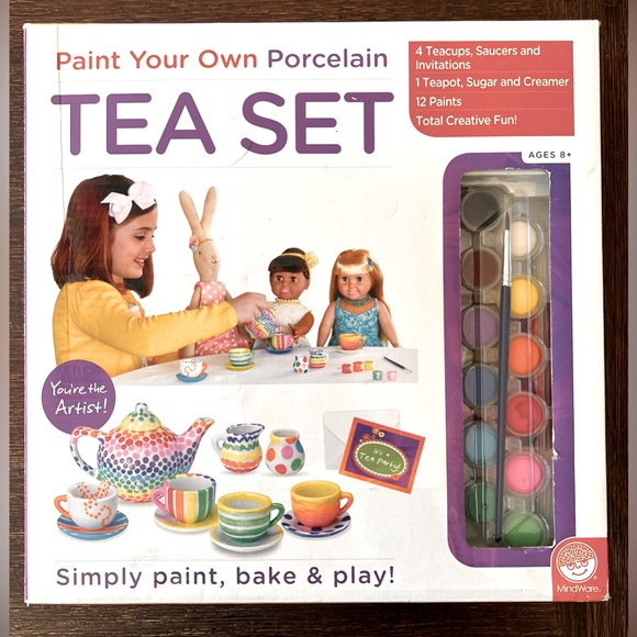 mindware | Toys | Mindware Paint Your Own Porcelain Tea Set | Poshmark